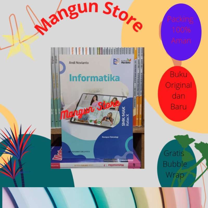 Promo BUKU INFORMATIKA Teknologi SMK KELAS X.10 KURIKULUM MERDEKA ...