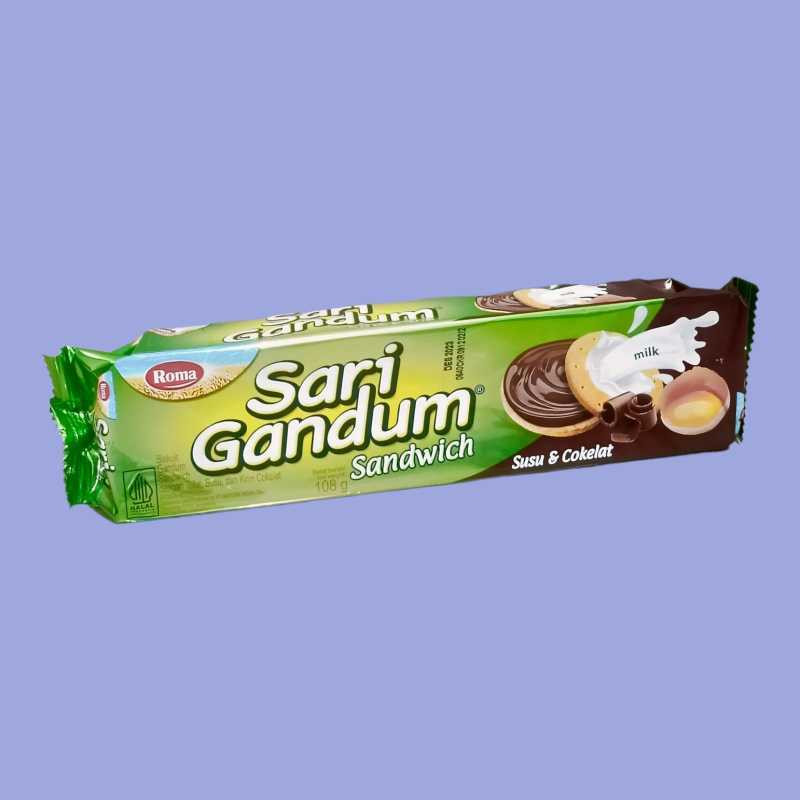 Jual ROMA Sari Gandum Coklat Biskuit 36gr [12 sachet/box] di Seller ...