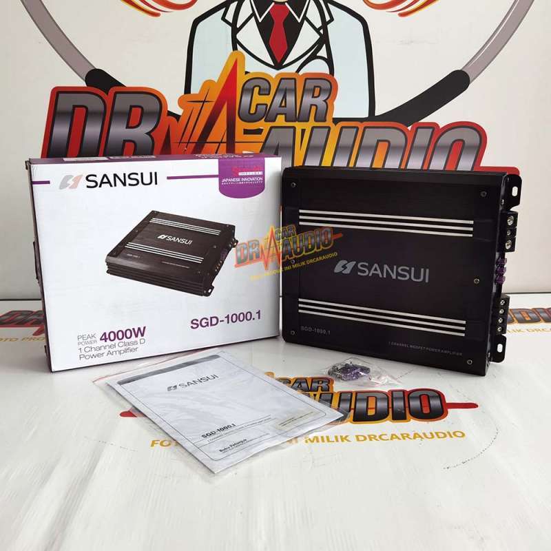 Jual Power Amplifier Mobil Sansui Sgd-1000.1 Monoblock Amplifier Di ...