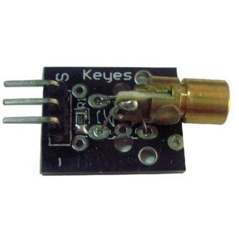Jual Laser Sensor Module 650nm Red Dot Diode Copper Head Arduino di ...