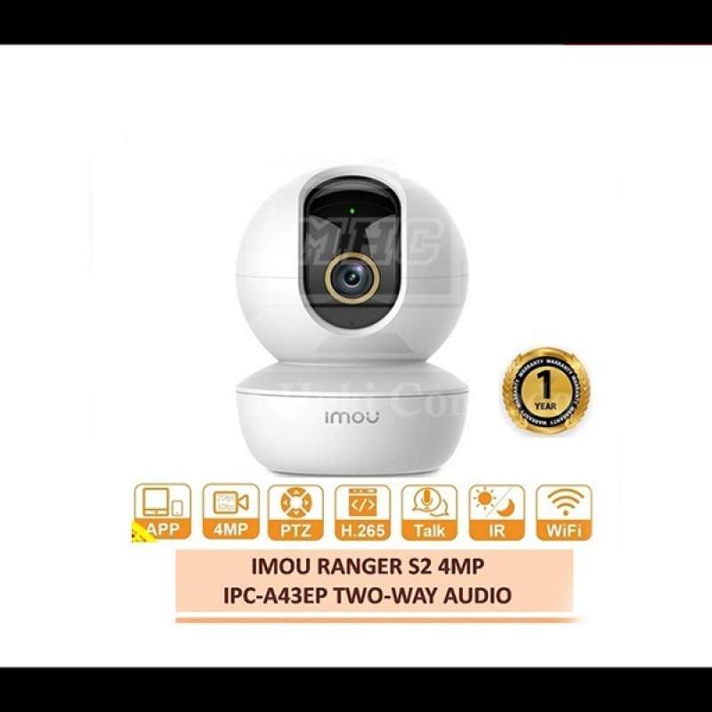 Jual CCTV CAMERA INDOOR WIRELESS IMOU RANGER S2 4MP QHD IPC A43EP ...