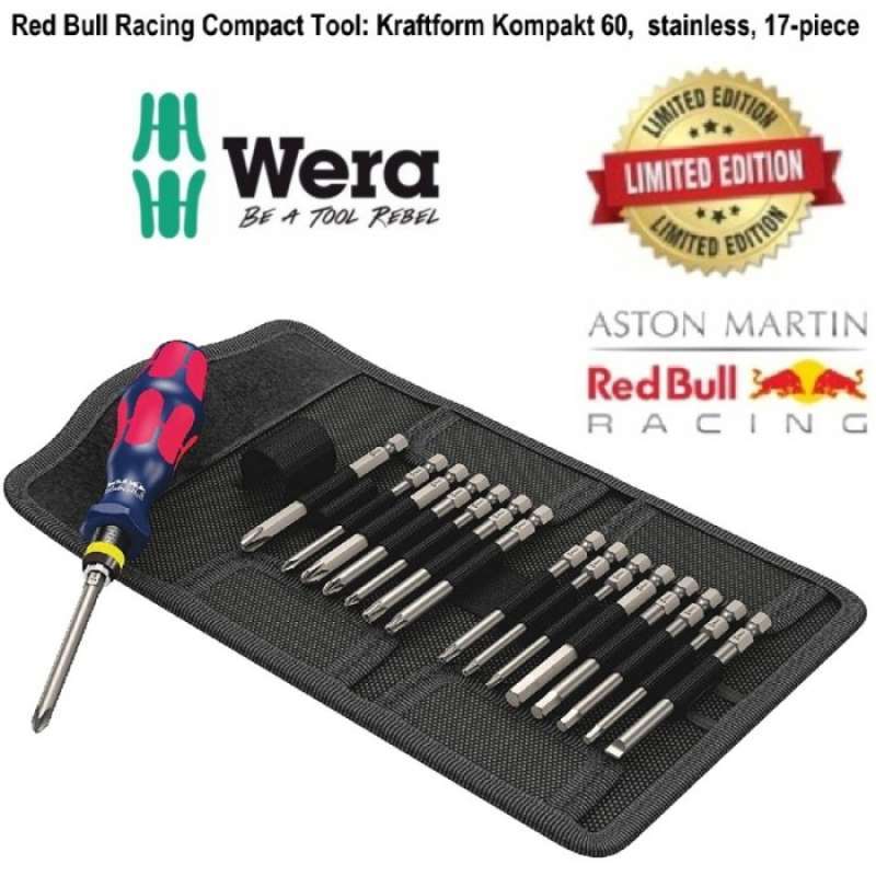 Promo 05227703001 Wera Red Bull Racing Comp Tool Kraftform 60 Stainless ...