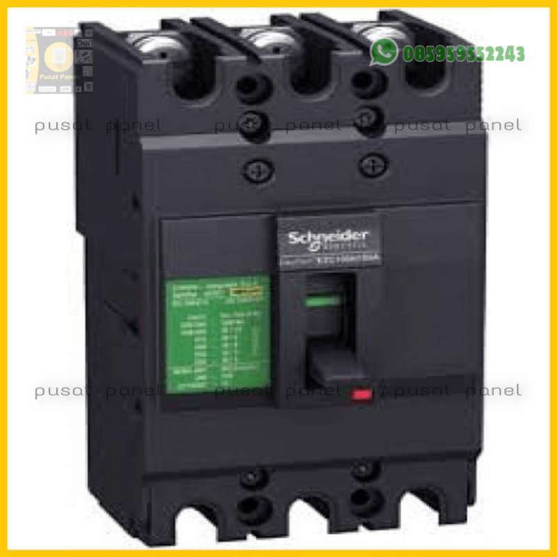 Promo MCCB EZC / Breaker EasyPact Schneider EZC100H 3P 100A Diskon 23% ...
