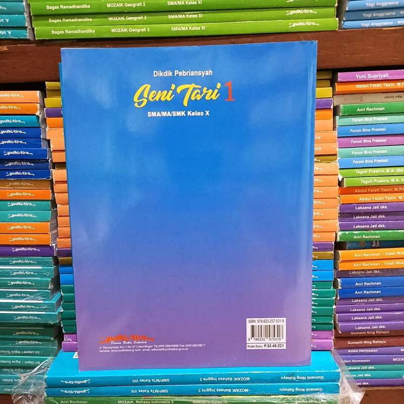 Jual Buku Seni Tari Sma Kelas X.10 Kurikulum Merdeka Yudhistira Di Seller Mangun Shop - Kramat ...