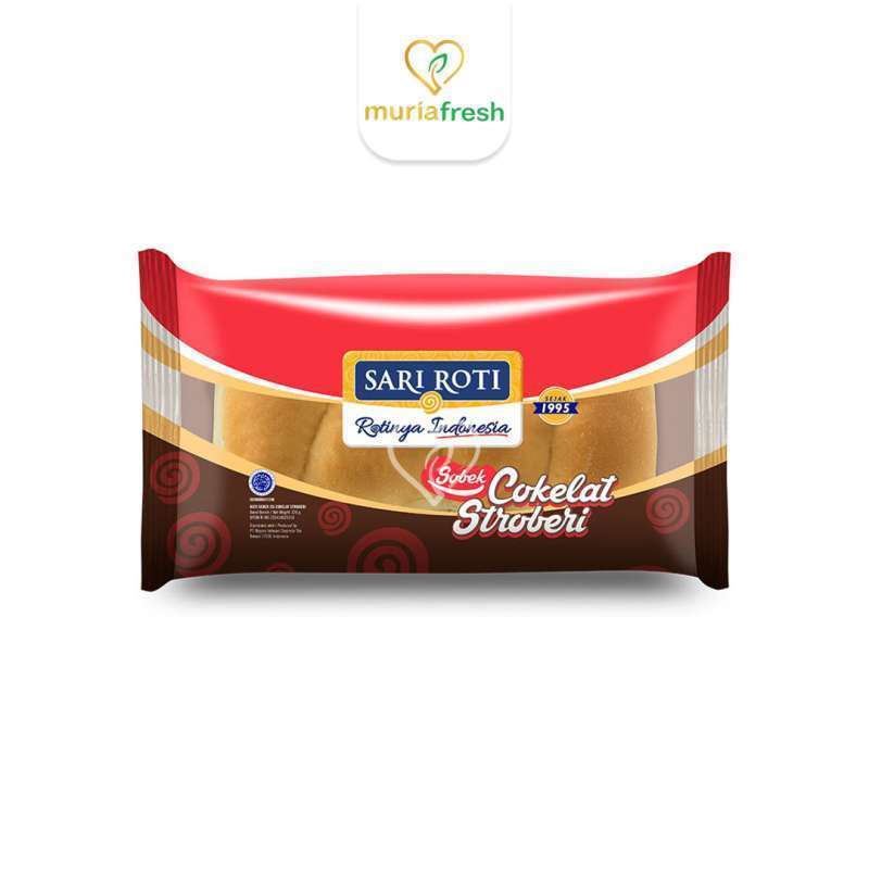 Jual Sari Roti Roti Sobek Cokelat Strawberry 1 Pack di Seller Sari Roti ...