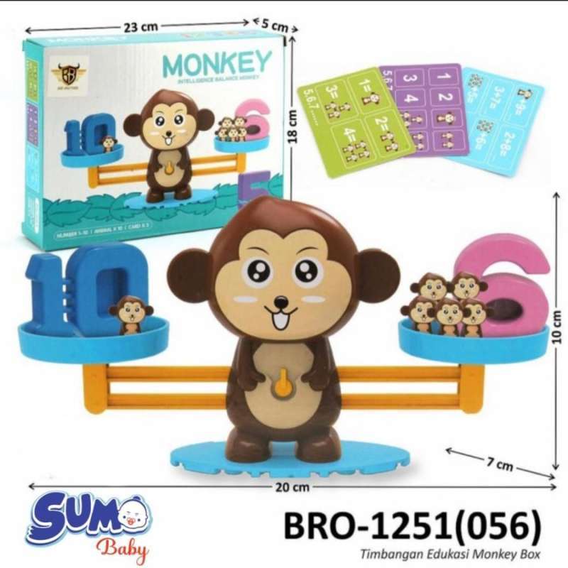 Jual Mainan Edukasi Anak Bayi Belajar Hitung Hitungan Timbangan Angka ...