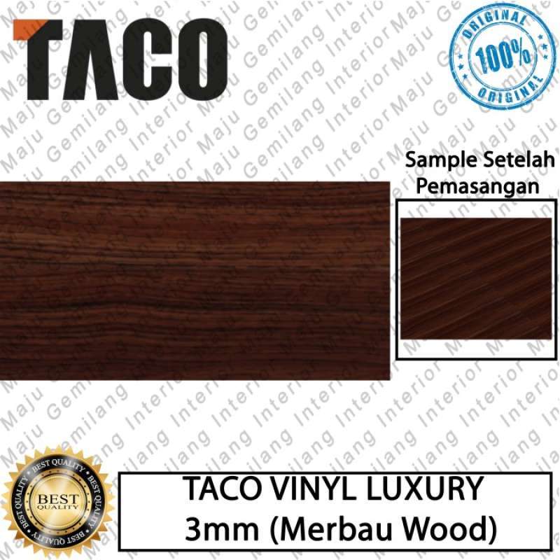 Promo TACO Vinyl Luxury Lantai Vinyl TACO 3mm Wood Series Kayu Edisi ...