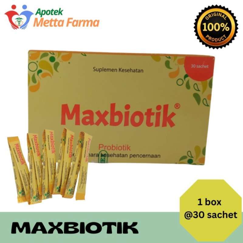 Jual Maxbiotik - Memelihara Kesehatan Pencernaan - Per Sach di Seller ...