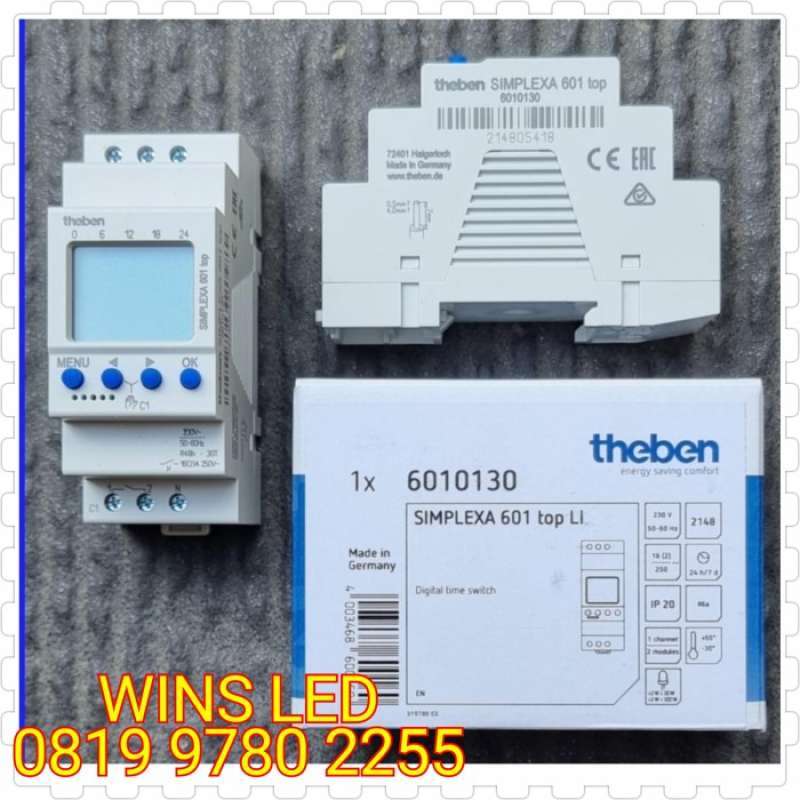 Promo TIMER THEBEN DIGITAL SIMPLEXA 601 TOP TIMER DIGITAL THEBEN 601 ...