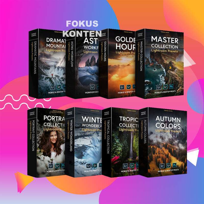 Promo The Ultimate Presets Bundle Diskon 50% di Seller Fokus Konten - Sukatenang, Kab. Bekasi ...