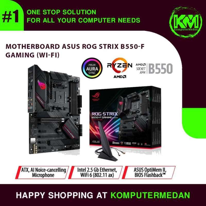Jual Motherboard Asus Rog Strix B550-f Gaming (wi-fi) Di Seller ...