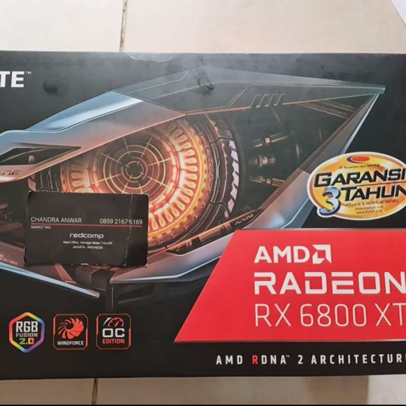 Promo Gigabyte Radeon RX 6800 XT / 6800XT GAMING OC 16GB GDDR6 256-bit ...