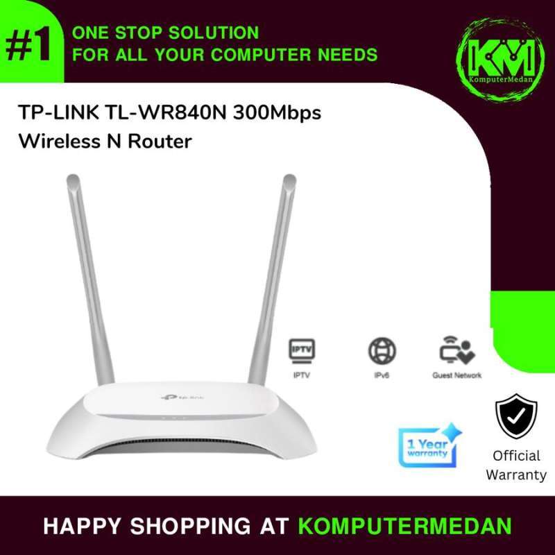 Jual Tp-link Tl-wr840n-v2 300mbps Wireless N Router Di Seller ...