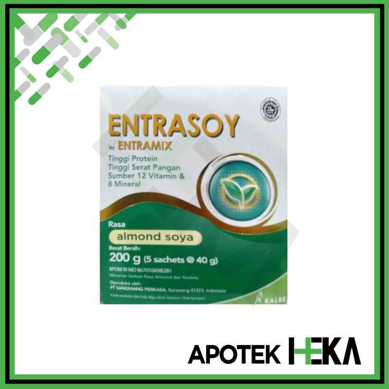 Jual Entrasoy 200 G Almond Soya - Susu Nutrisi Dewasa Tinggi Protein ...