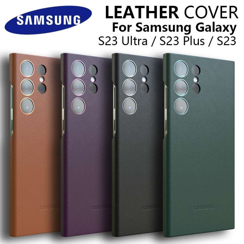 Jual Samsung S23 Ultra S23Ultra Original Case Premium Leather Cover ...