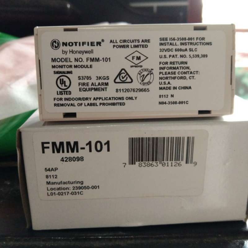Promo Mini Monitor Module Notifier Fmm-101 Fmm101 Notifier Diskon 10% ...