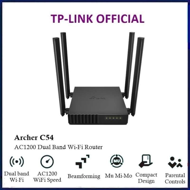 Promo Archer C54 Ac1200 Dual-band Wi-fi Router Tplink Archer C 54 ...
