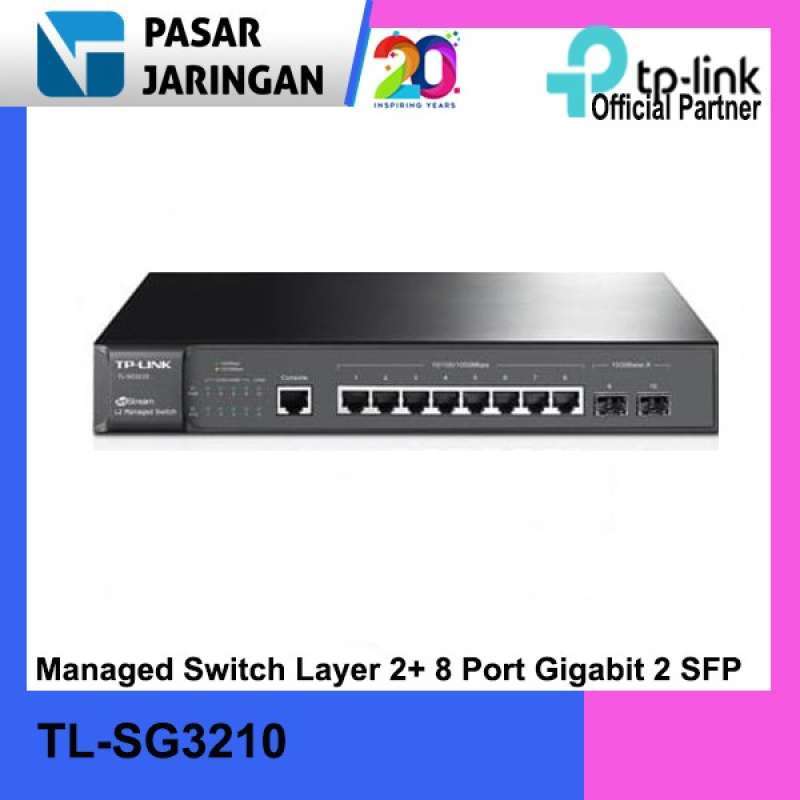 Promo TP LINK TL-SG3210 JetStreamTM 8-Port Gigabit L2 Lite Managed ...