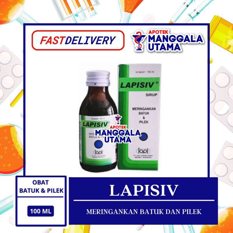 Jual LAPISIV SYR PER BOTOL ISI 100 ML di Seller APOTEK MANGGALA UTAMA ...