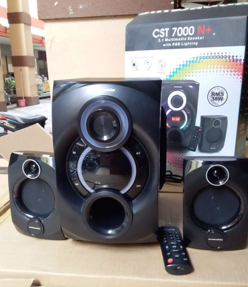 Promo Speaker Aktif Bluetooth Simbadda CST 7000N Subwoofer Bass Treble ...