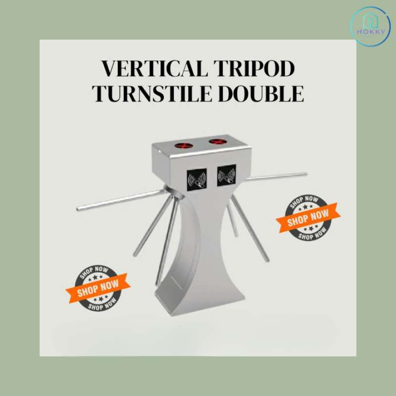 Jual Double Tripod Gate/pedestrian Gate Di Seller Hokky Security Access ...