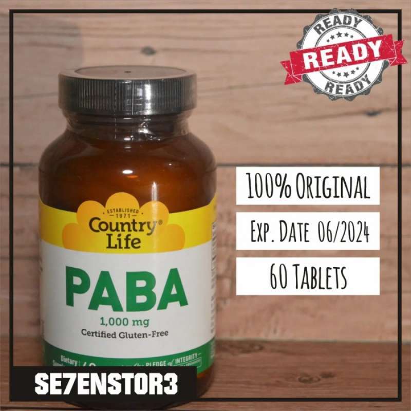 Promo Country Life Paba 1000mg 60tablets Diskon 23% Di Seller Abata ...