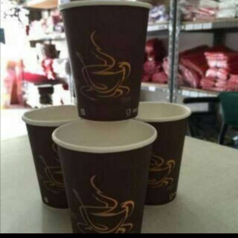 Promo Gelas Kopi kertas, gelas kopi plastik, gelas cup plastik Uk 9 Oz ...