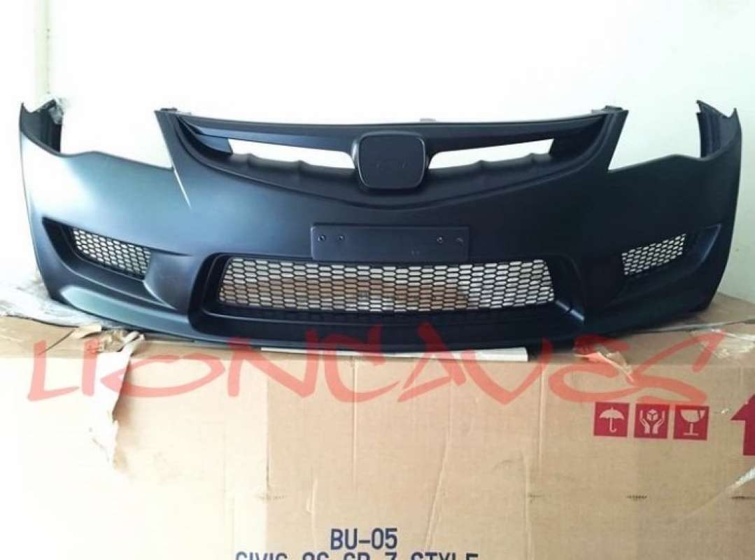 Jual Front Bumper Type R for Civic FD1 / FD2 - Plastic PP Taiwan di ...