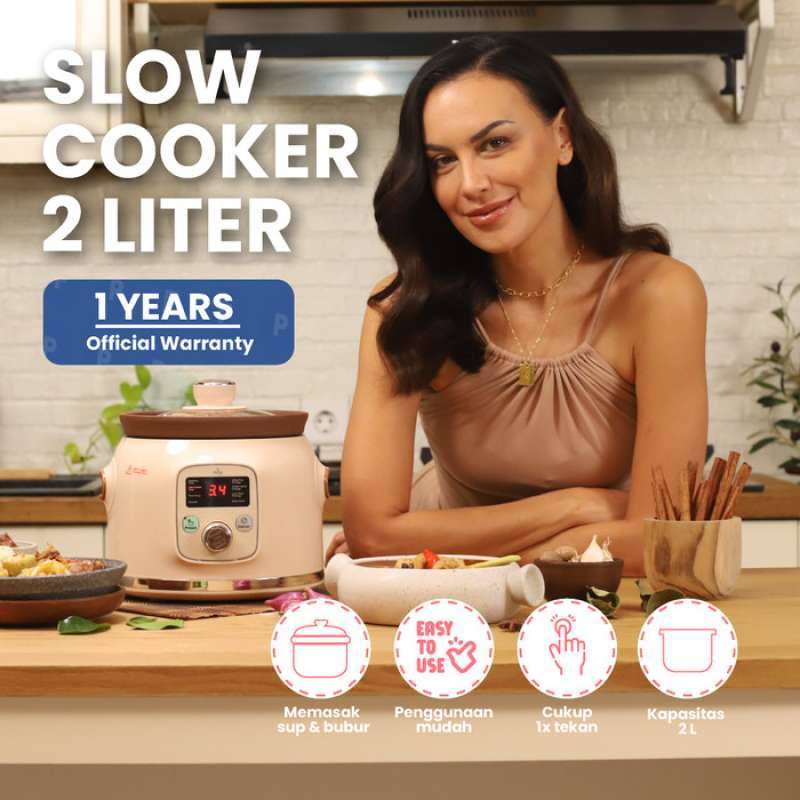 Promo Emily Slow Cooker Claypot 2L / Baby & Family Food Maker Diskon 9% ...