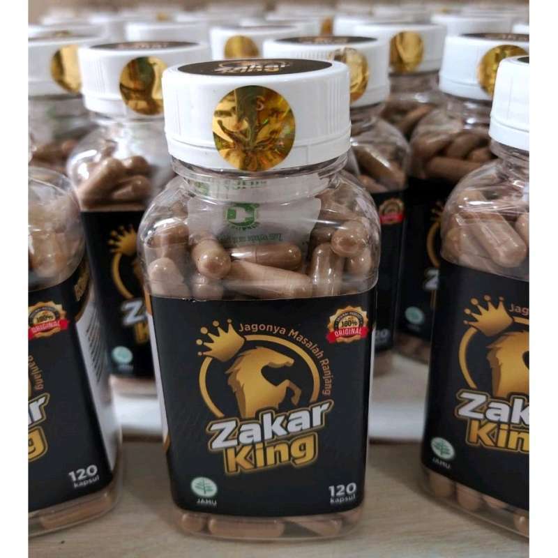 Jual Zakar King Asli Isi 120 Kapsul Obat Penambah Ukuran Alat Vital Pria Di Seller Raja Herbal ...
