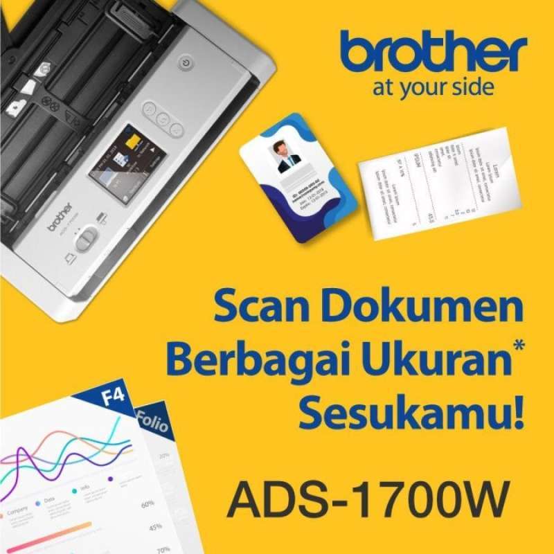 Promo Scanner Brother Ads-1700W Diskon 2% di Seller Tumenggung Store ...