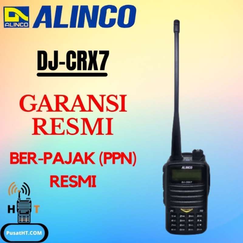 Promo HT ALINCO DJ-CRX7 / CRX 7 DUALBAND VHF/UHF 400MHZ ORI ALINCO - Multivariasi Multicolor ...
