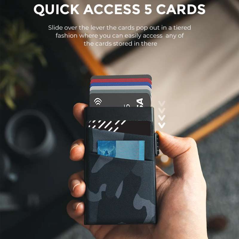 Jual Dnac Smart Wallet Card Holder Rfid Dompet Kartu Minimalis Pria ...