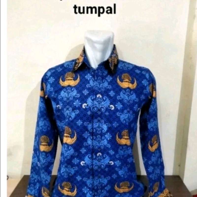 Jual Baju Korpri Terbaru Kerah Hitam Pria Dan Wanita Full Lapisan Dalam Furing Di Seller Mahkota ...