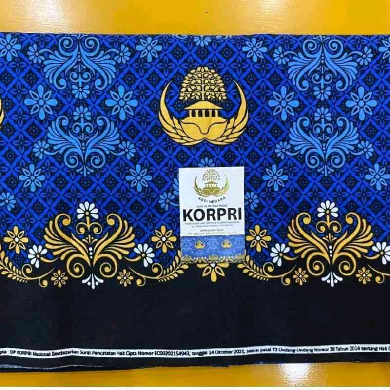 Jual Baju Korpri Terbaru Kerah Hitam Pria Dan Wanita Full Lapisan Dalam ...