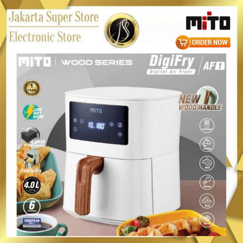 Promo MITO AF1 DIGITAL AIR FRYER 4 LITER LOW WATT Diskon 23% di Seller ...