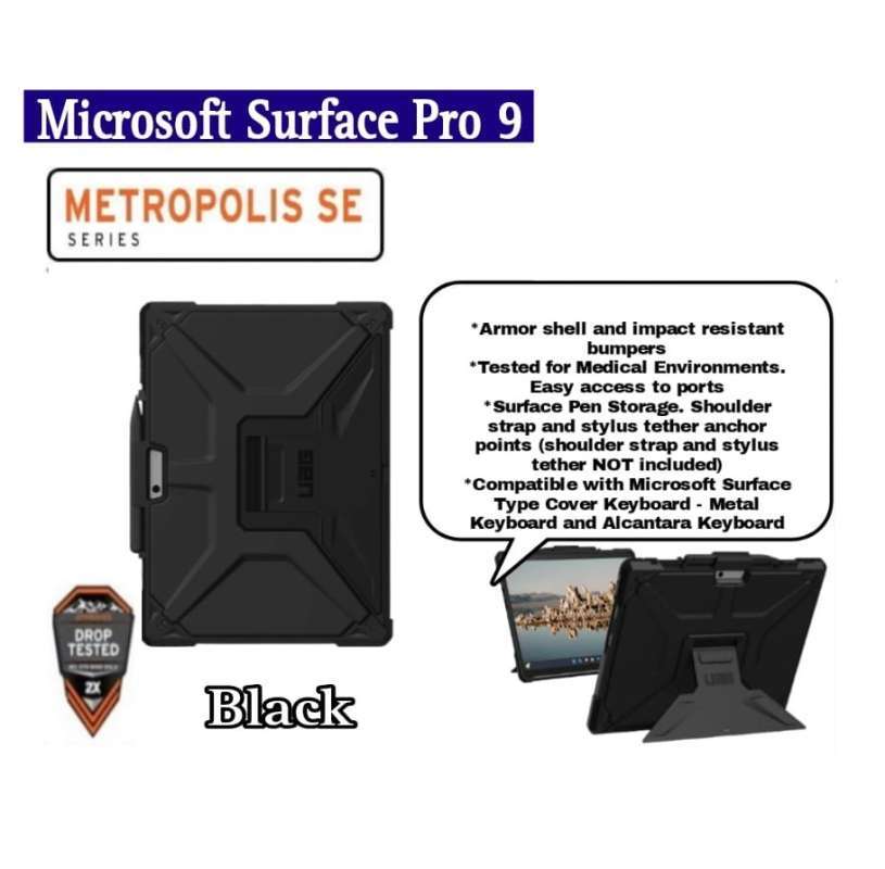 Promo Case Microsoft Surface Pro 9 URBAN ARMOR GEAR UAG METROPOLIS SE SERIES Diskon 10% di ...