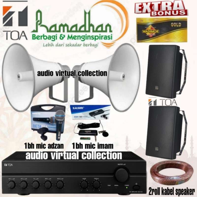 Promo Paket Sound System Toa Masjid Super Komplit Ii Diskon 1% di Seller Adisah Store - Kapuk-2 ...