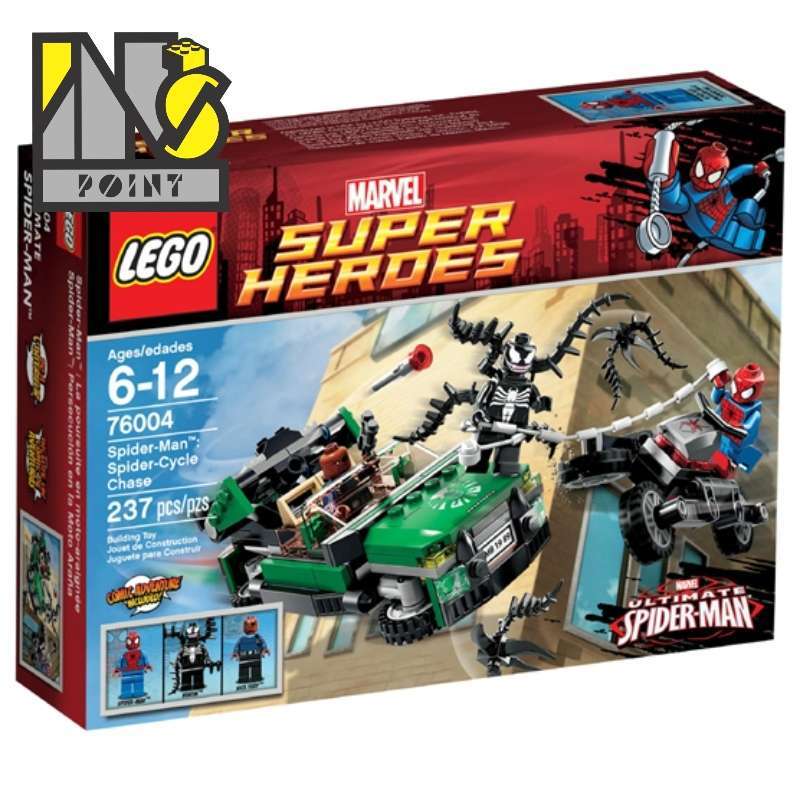 Jual Lego 76004 - Super Heroes - Spider-man: Spider-cycle Chase Di ...
