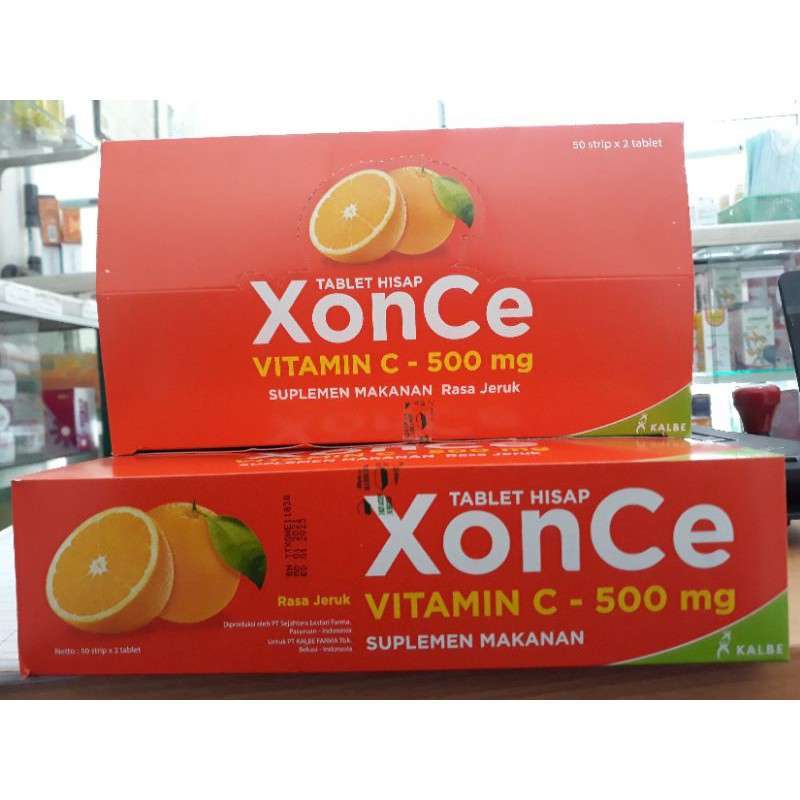 Jual Xonce Vitamin C 500 Mg Varian Minum Dan Hisap Di Seller Apotek Clover - Jelupang, Kota ...