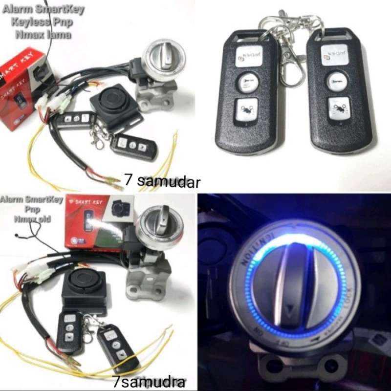 Promo KUNCI KEYLESS YAMAHA NMAX OLD / KEYLESS SMARTKEY + ALARM GETAR ...
