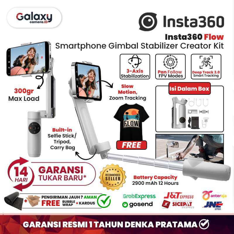 Jual Insta360 Flow Creator Kit Gimbal Stabilizer Insta 360 Smartphone ...