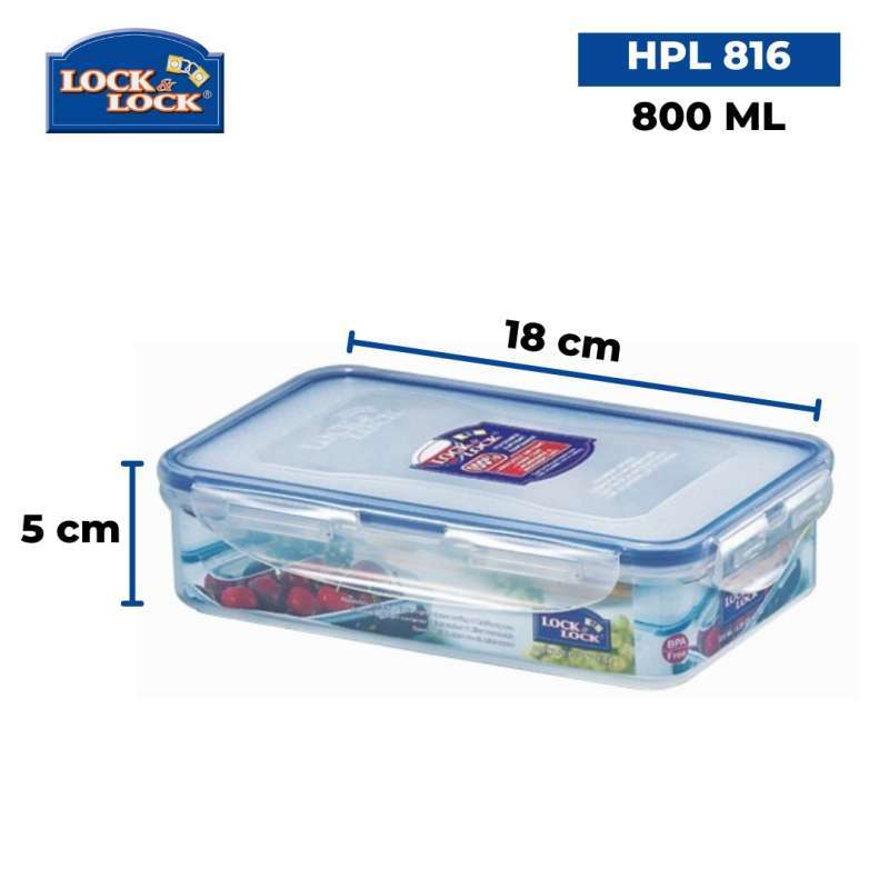 Jual Food Container Kotak / Lock N Lock / Berbagai Ukuran di Seller ...