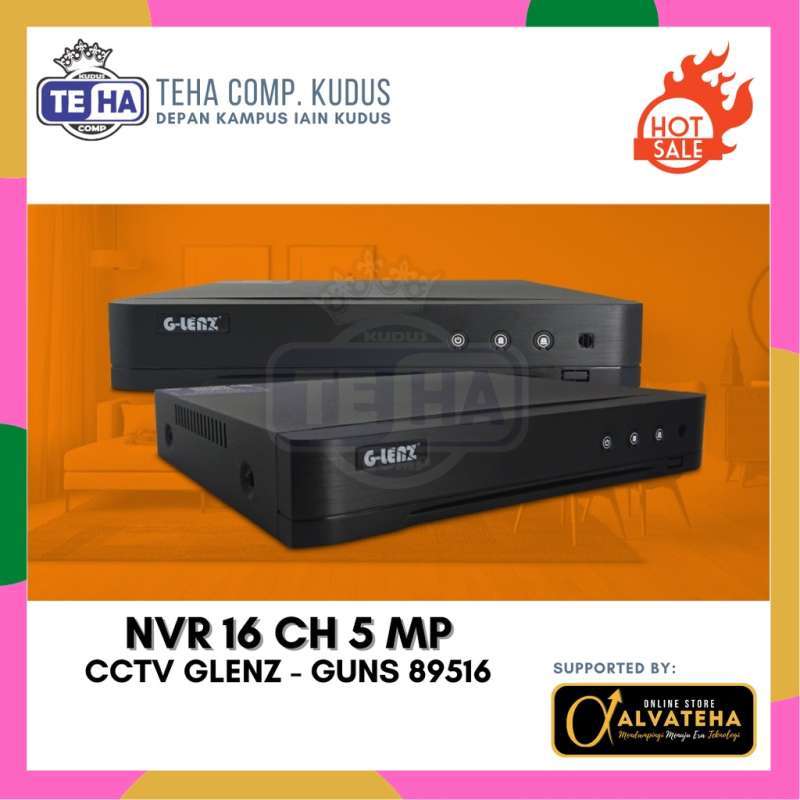 Jual NVR GLENZ 5 MP NVR IP Camera CCTV IP Cam NVR 16 Channel IP cam di Seller Alvateha Online ...