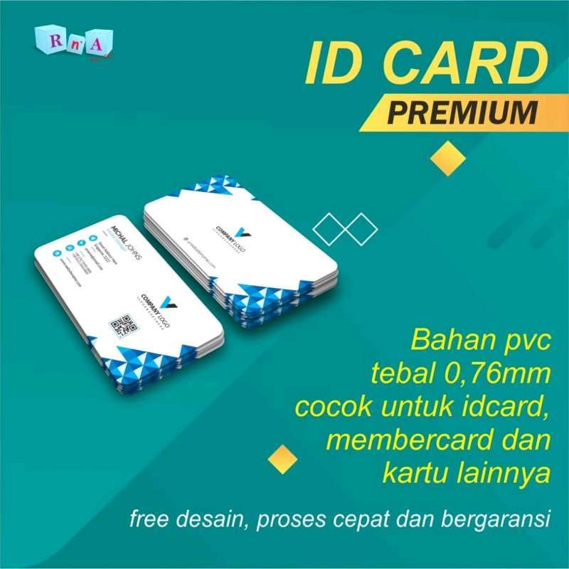 Jual Cetak Id Card Dan Membercard Di Seller Rna Card Printing - Jogo ...