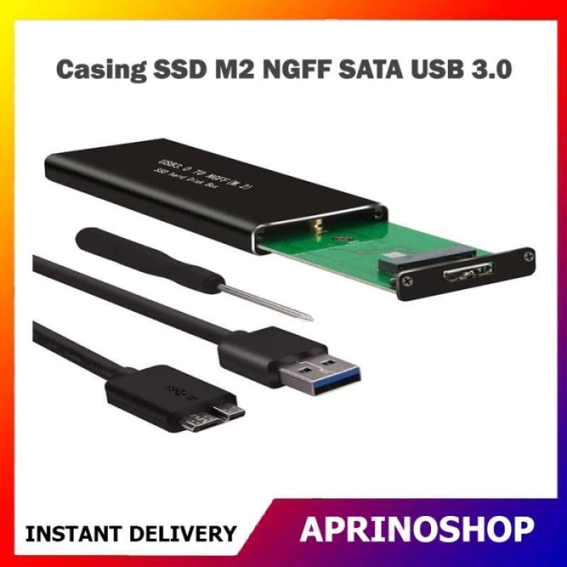 Jual Ssd Casing Enclosure M.2 Ngff Sata USB 3.0 Kabel M2 Adapter External Di Seller Aprinoshop ...