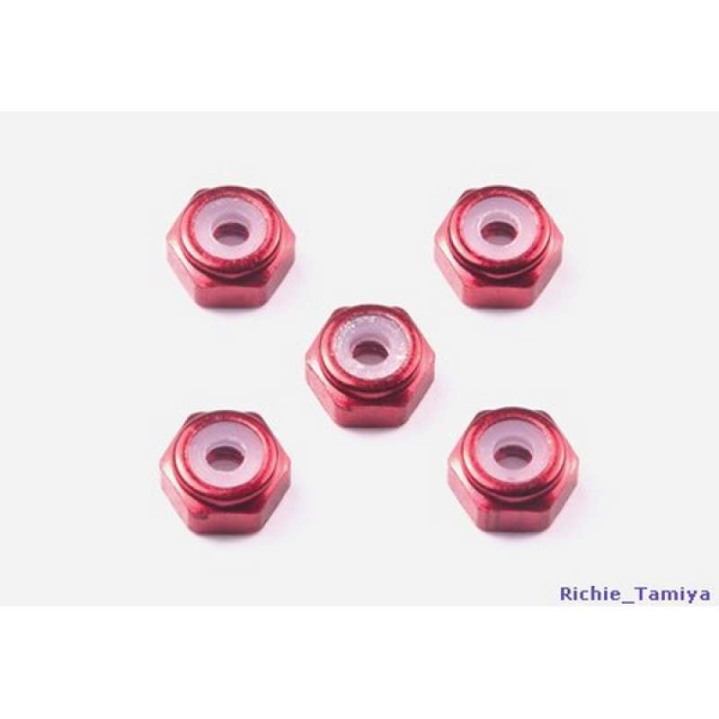 Promo Tamiya 2mm Aluminum Lock Nut (Red, 5pcs) Diskon 2% di Seller ...