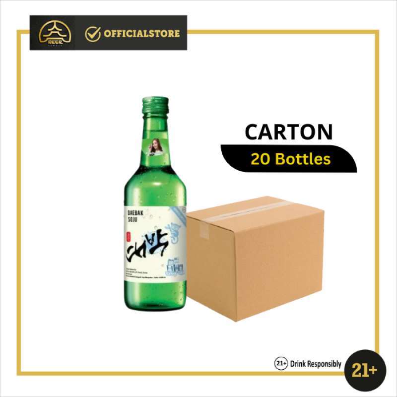 Jual Daebak Soju Korea Original Extra Cold 360ml x 20 Bottle (1 Karton ...