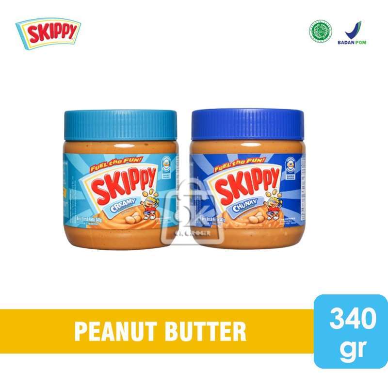 Promo Skippy Chunky / Creamy Selai Kacang / Peanut Butter (Botol Kaca ...