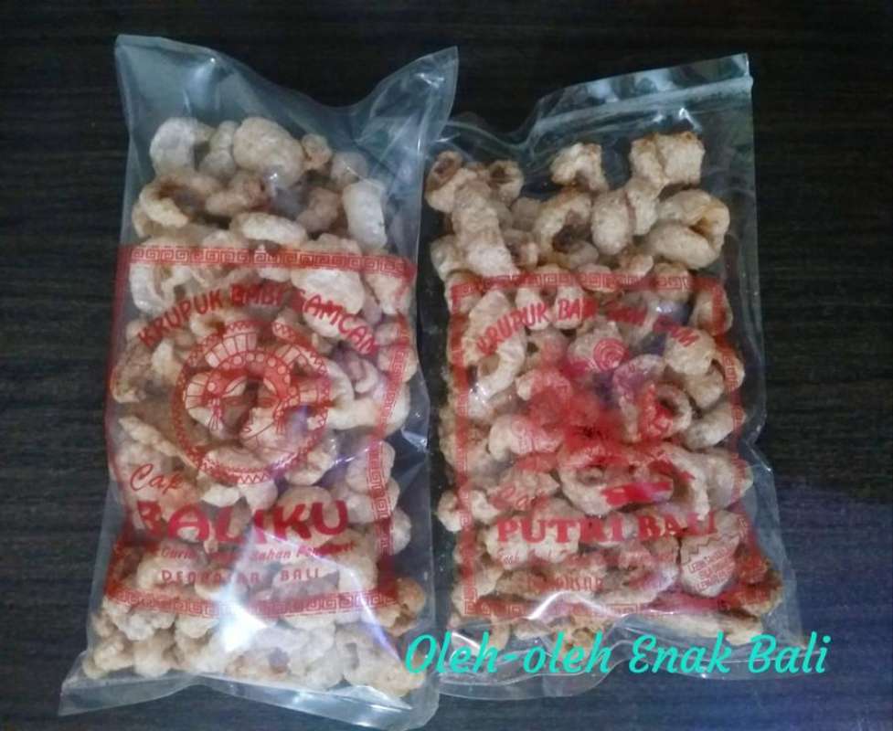 Jual Kerupuk Samcam Kulit Baliku atau Putri Bali Titiles 250gr di ...
